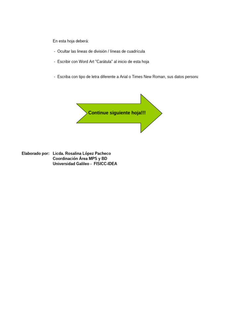 Practica1 Excel rt324 | PDF