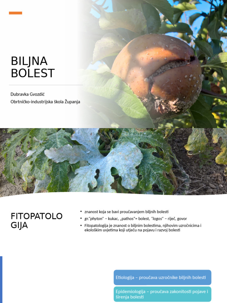 Biljna Bolest - Uzročnici | PDF