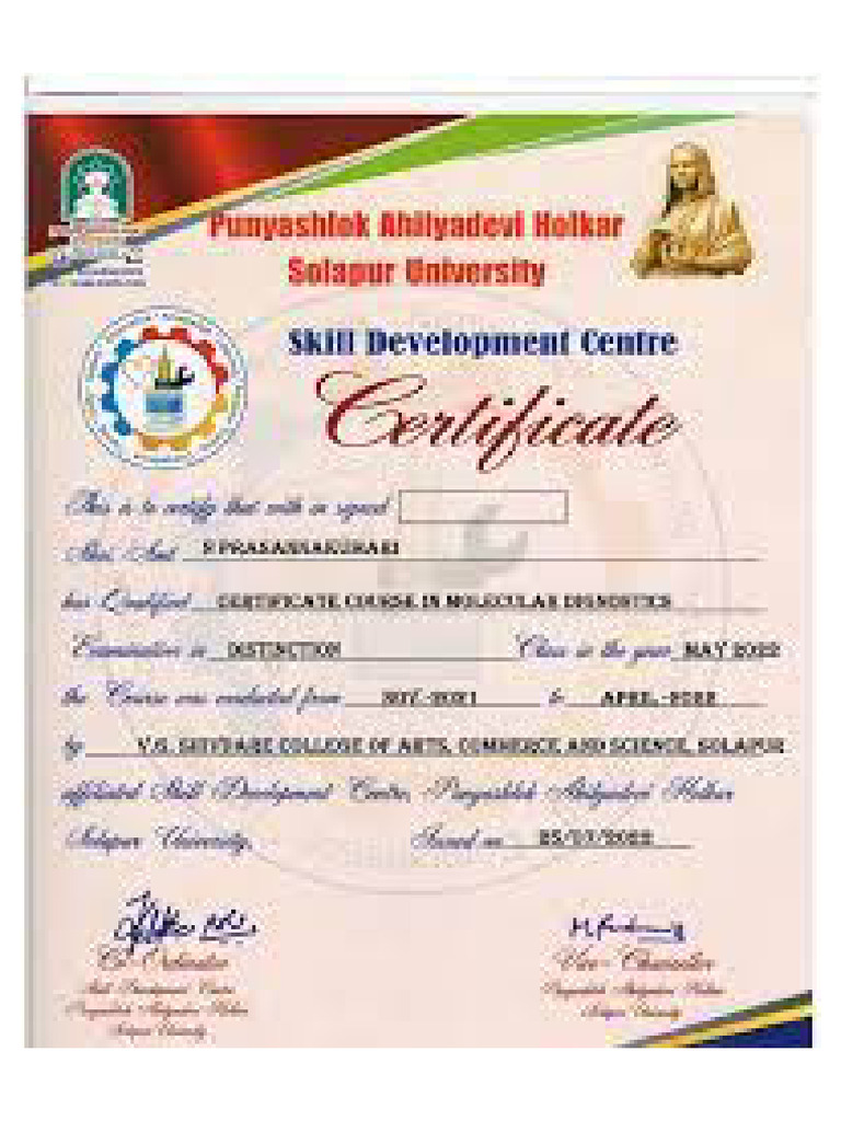 Iti Certificate | PDF