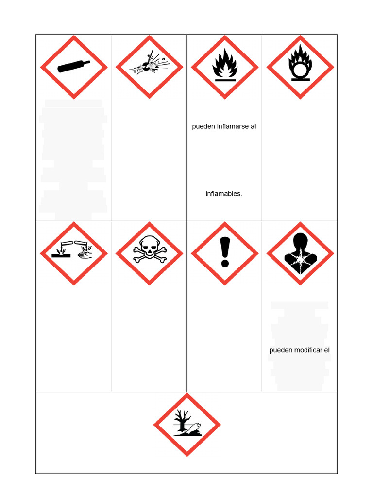 Pictogramas de Peligrosidad_b69937e72c2454560a3cfa30aa1b9b2b | PDF | Quemar | Descarga ...