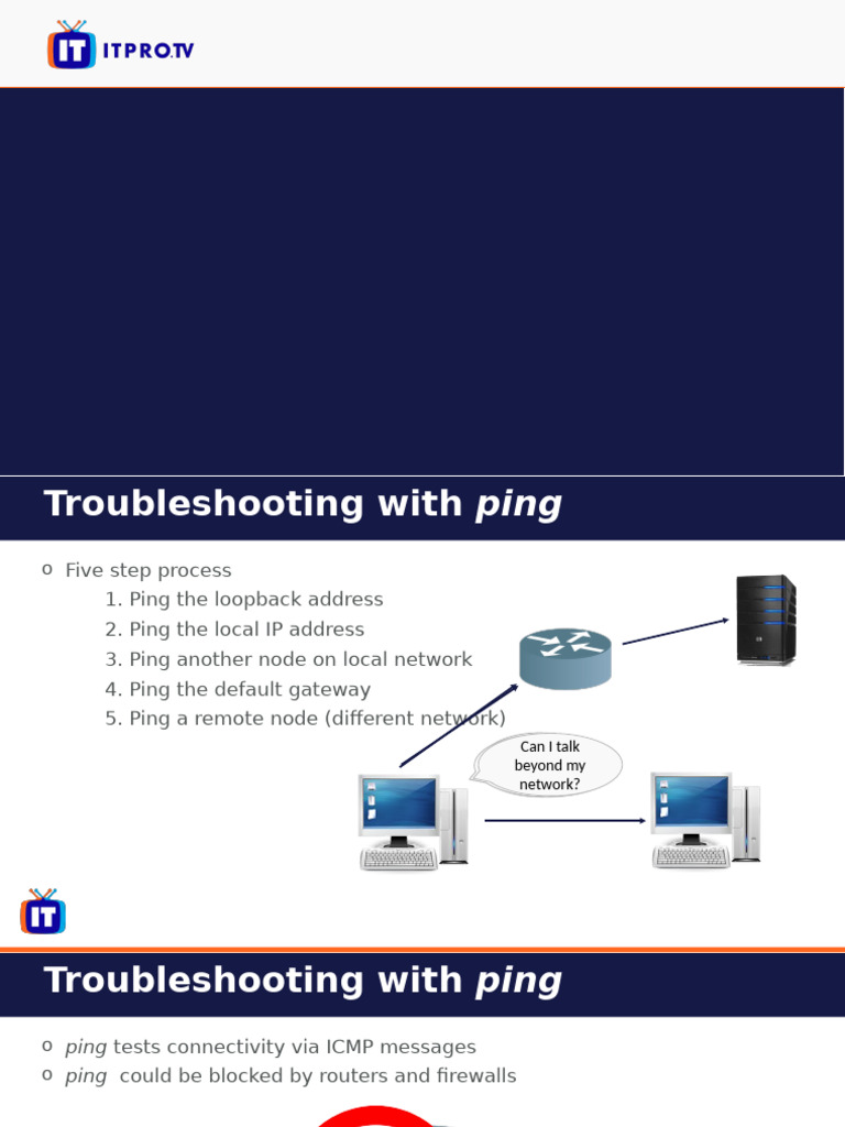 Network Troubleshooting Guide | PDF