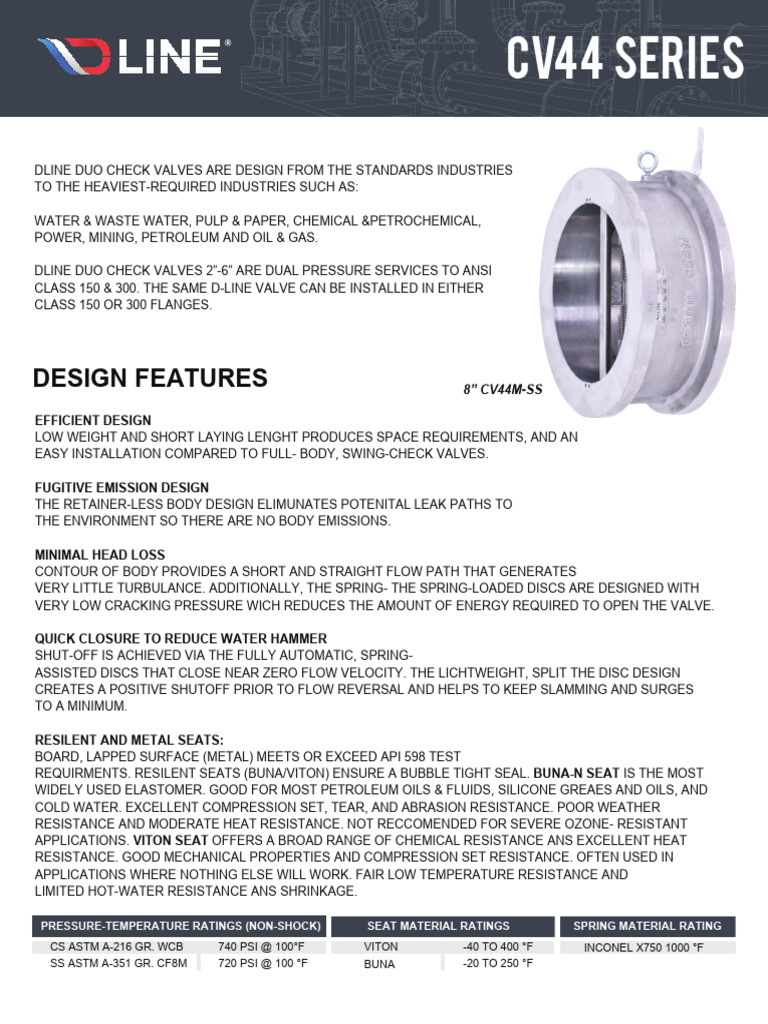 CV44 | PDF | Valve | Water