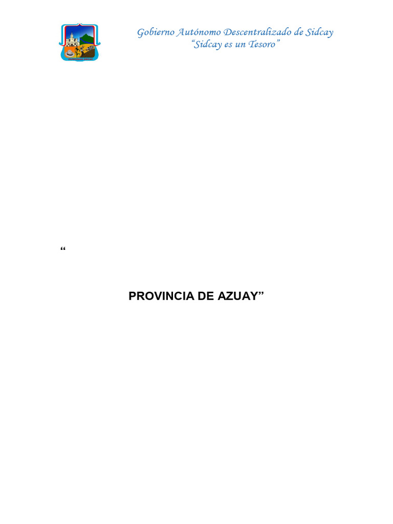 TDR Pdot Sidcay | PDF | Presupuesto | Planificación