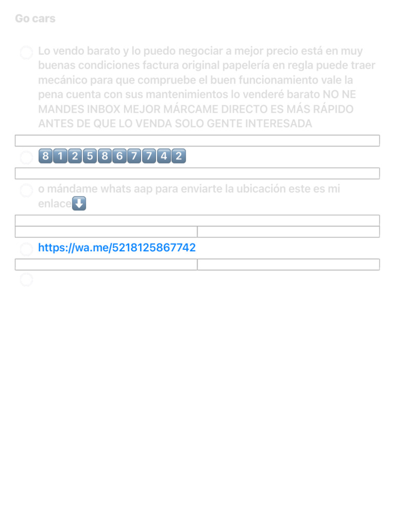 Venta de auto en excelentes condiciones | PDF