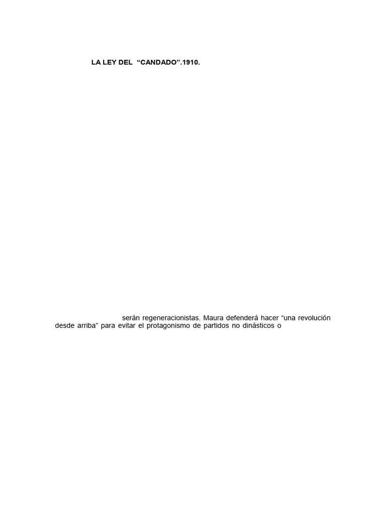 Ley del Candado: Contexto y Análisis | PDF | España | Iglesia Católica
