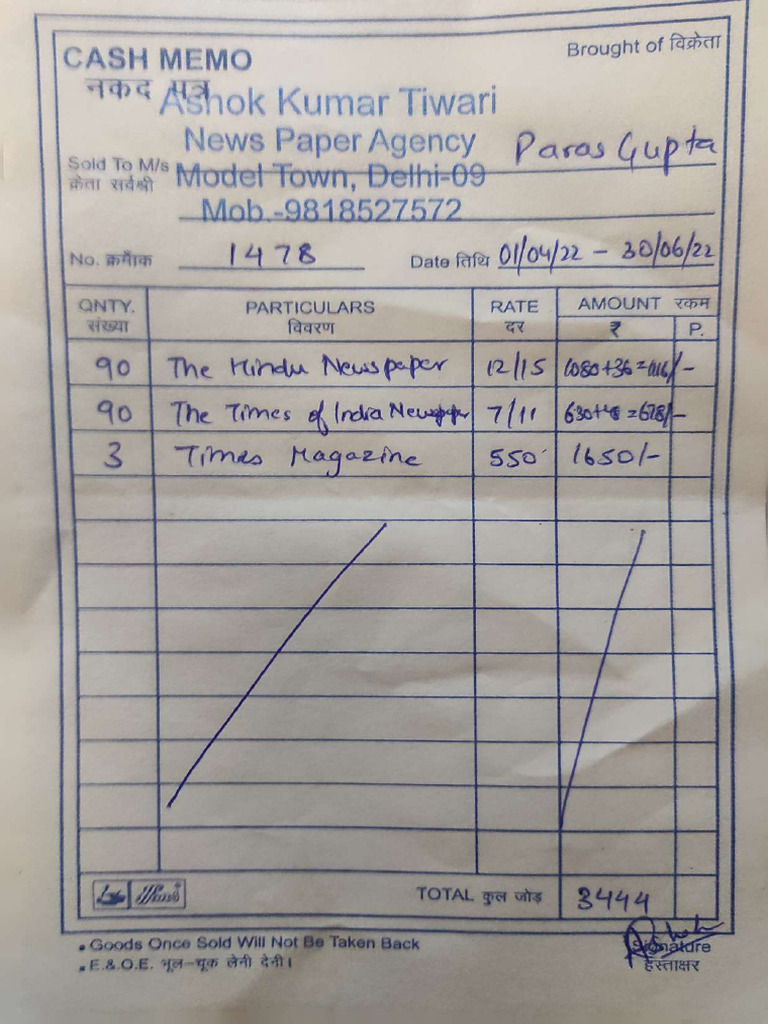Newspaper Invoices | PDF