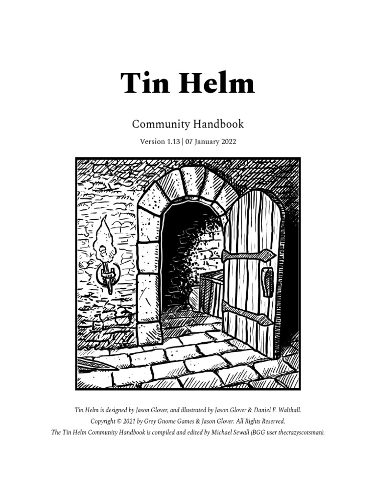 Tin Helm Community Rulebook | PDF | Dice | Gaming