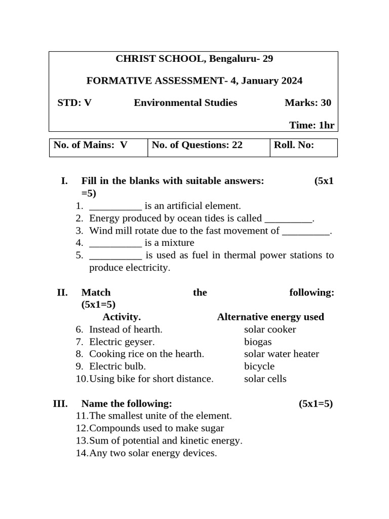 FA4 EVS Class 5 JK | PDF