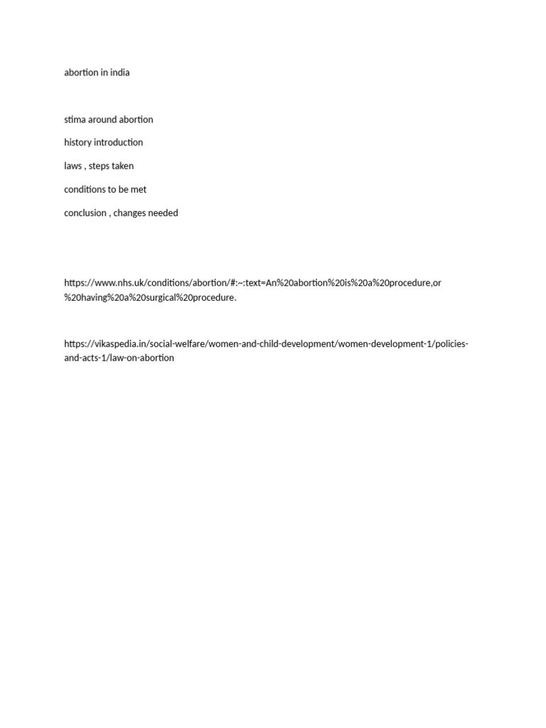 Abortion Rough Work | PDF