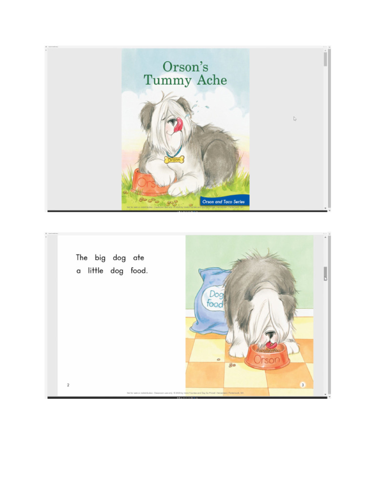 21 ORSONs TUMMY ACHE | PDF