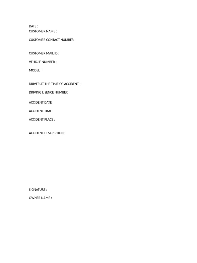 Go Digit Claim Form | PDF