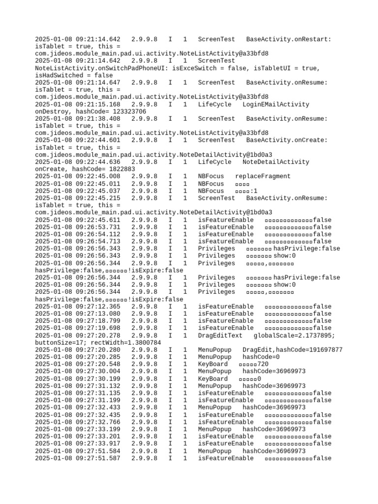 2025-01-08 78692639 Log | PDF