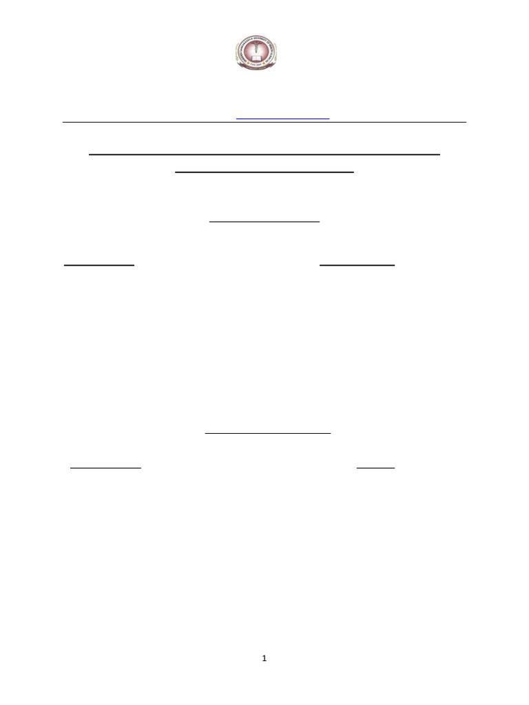MBBS 1st Year Exam Question Paper Guidelines | PDF | Biochemistry ...