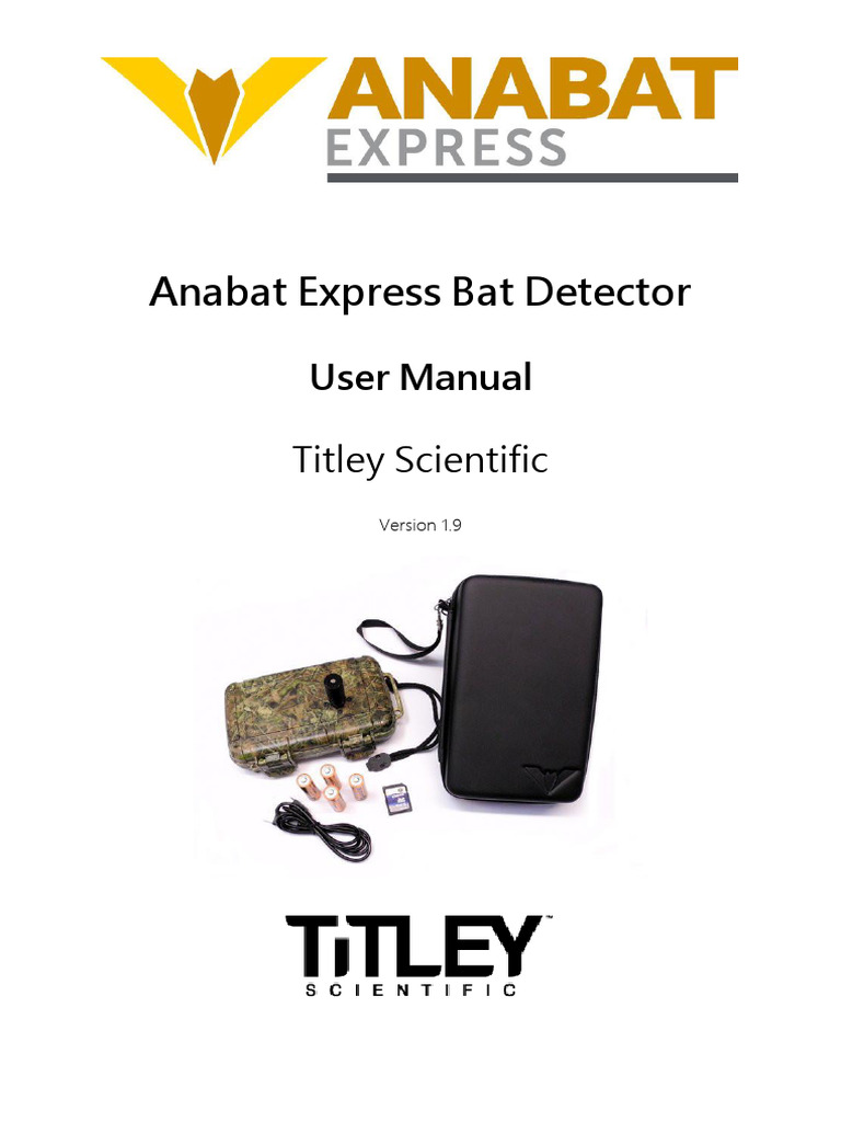 Anabat Express User Manual v1 9 | PDF | Computer File | Global ...