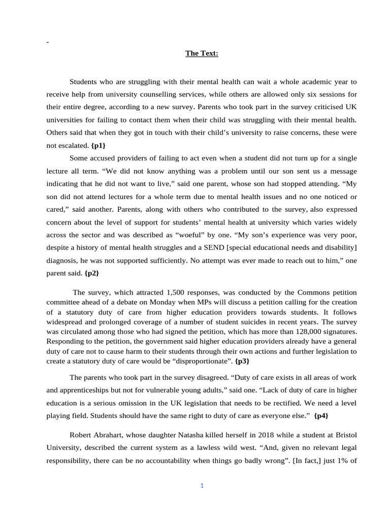 End-of-Semester 2 Exam Second Year 2023-2024 copie | PDF | Mental Health