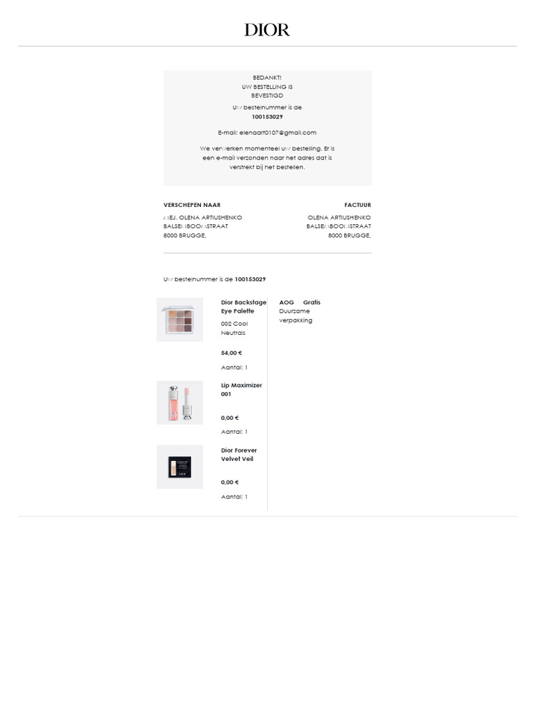 Sites Dior Be Site | PDF