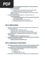 Subject Grade 12 Calculus Notes | PDF | Teaching Methods & Materials