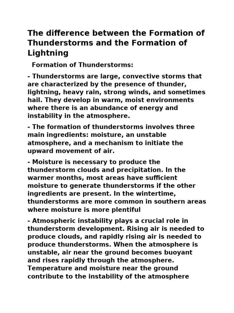 Geo Assignment-Alumbwe | PDF | Thunderstorm | Lightning