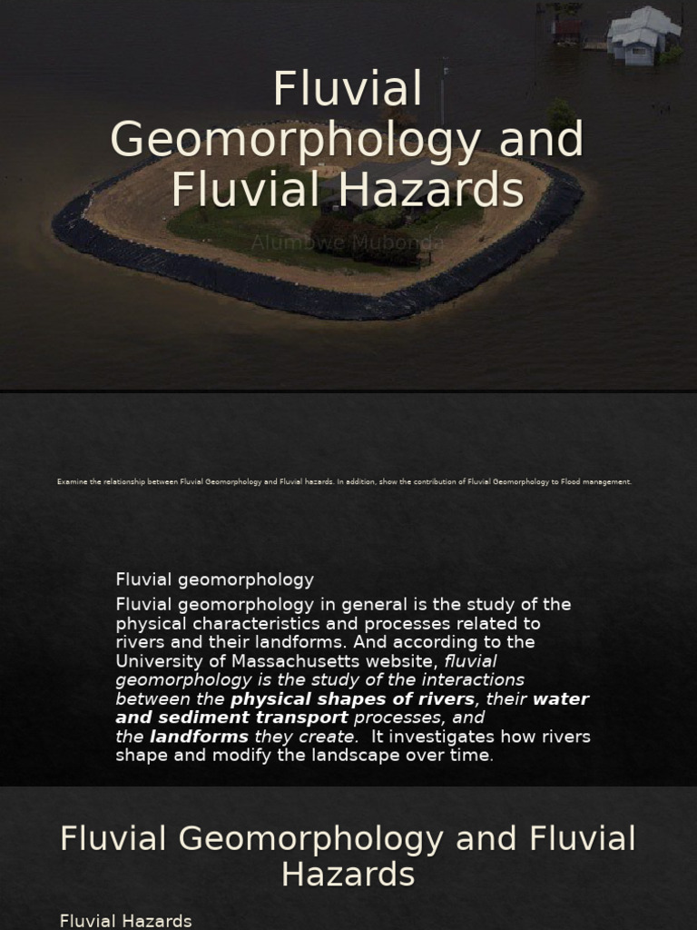 Fluvial Geomorphology & Flood Management | PDF | River | Geomorphology