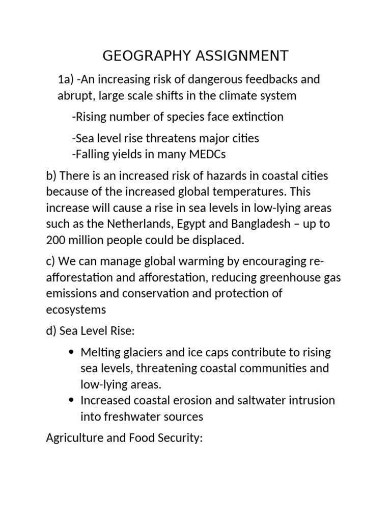 Geo Assignment-Atmosphere and wearther....Alu | PDF | Climate Change | Greenhouse Gas