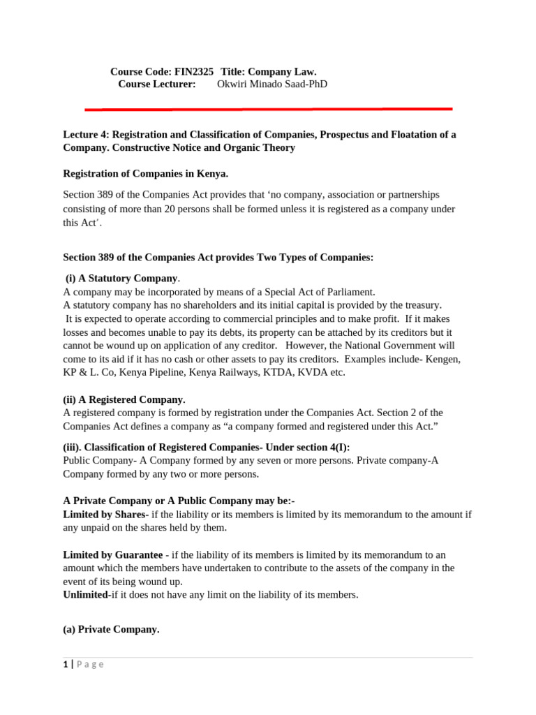 Online Company Law - Latest | PDF | Guarantee | Board Of Directors