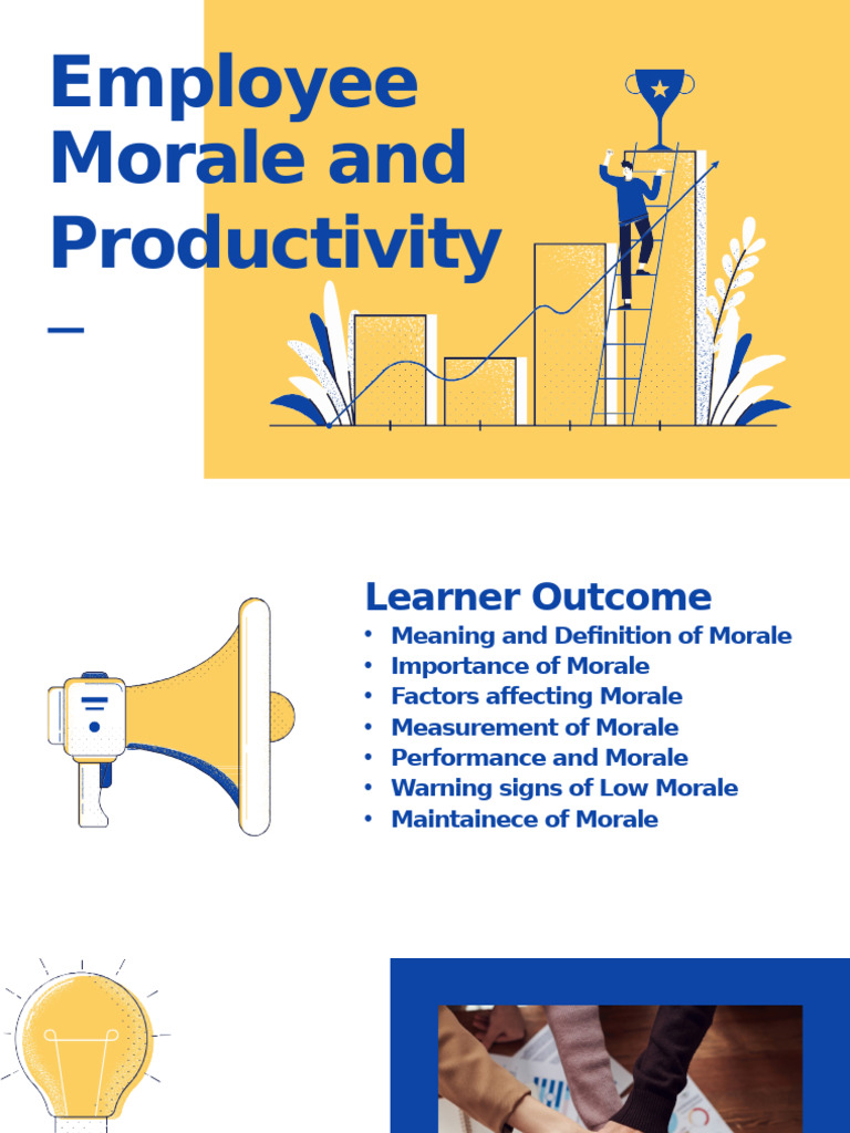 HRM Employee Morale and Productivity | PDF | Job Satisfaction ...