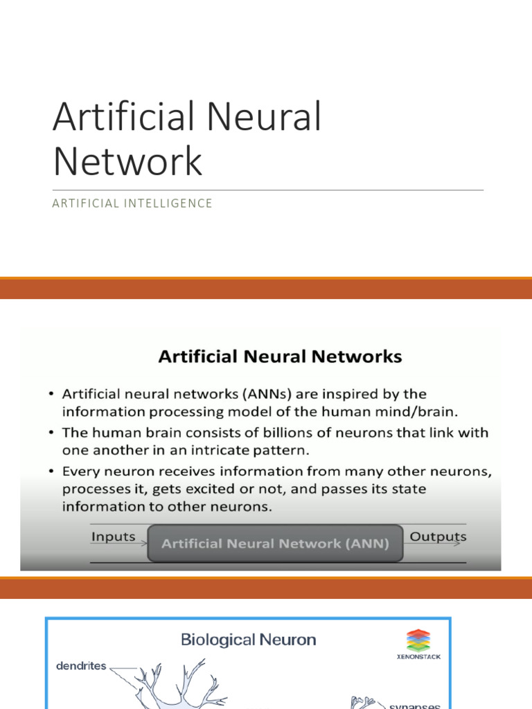 Artificial Neural Network | PDF
