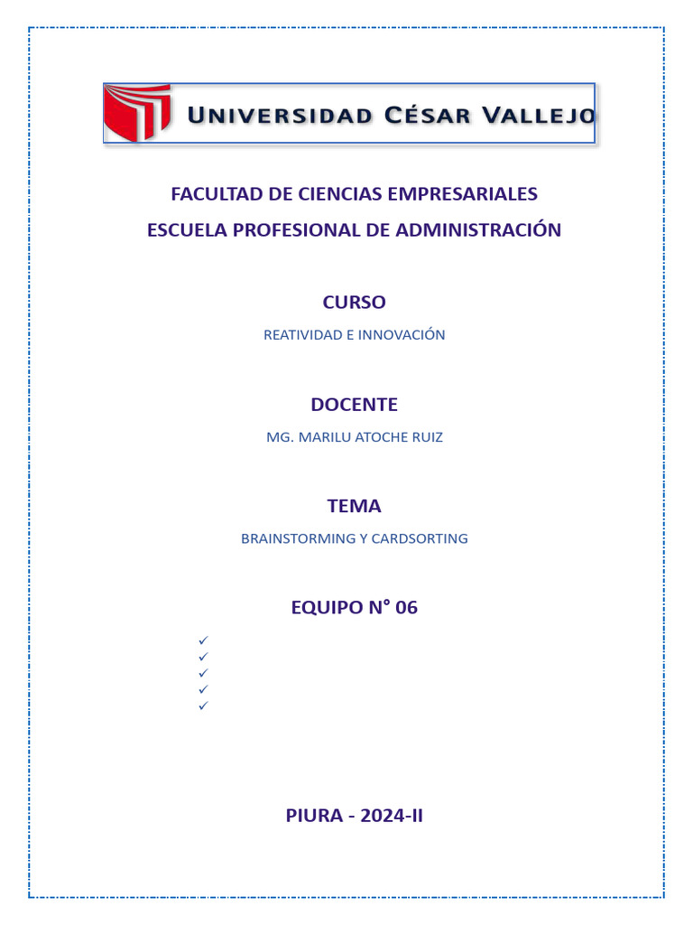 Brainstorming y Cardsorting S13 | PDF