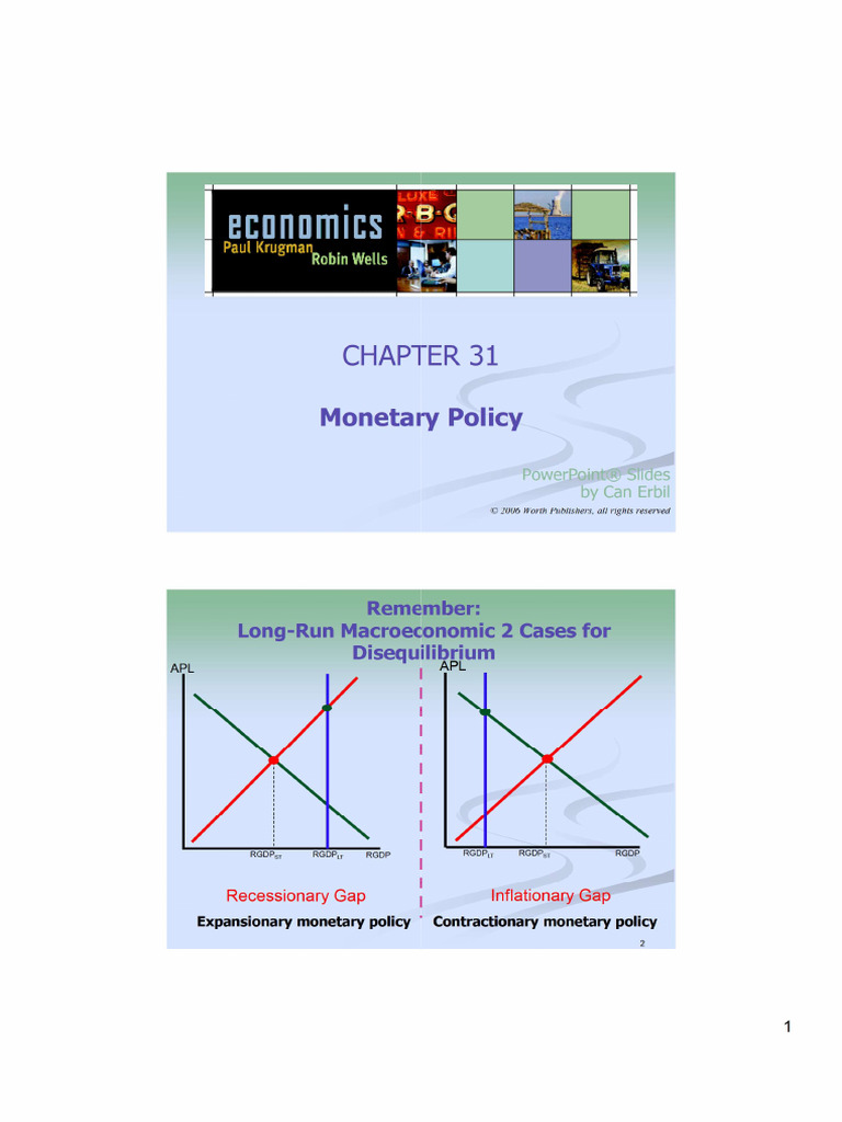 Ch.31 Monetary Policy | PDF