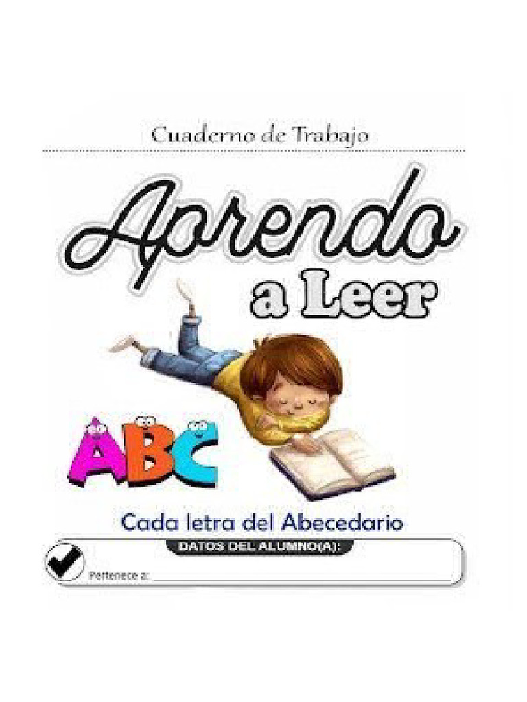 Aprendo A Leer LIBRITO DE COMPLETAR | PDF