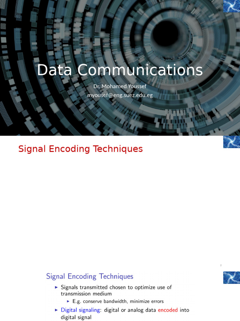 03_Singal Encoding Techniques | PDF