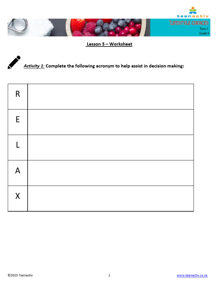10 Lesson 3 - Worksheet | PDF | Social Psychology | Psychology