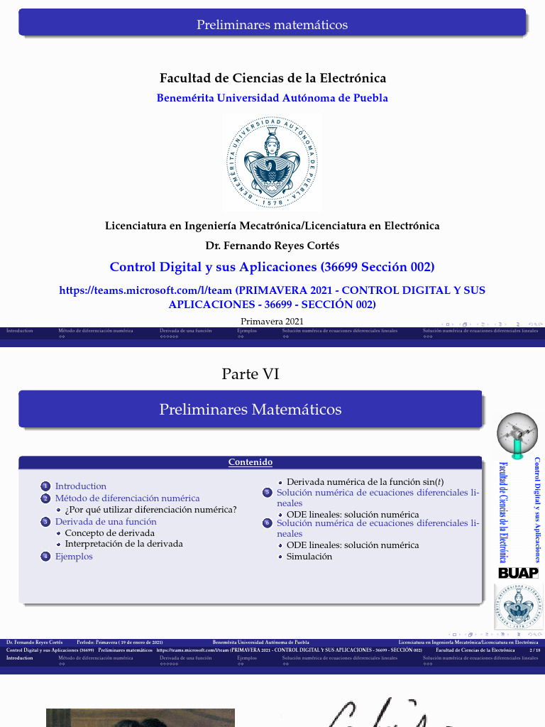 CDApl Cap1 Clase6 SistemasDiscretos | PDF | Ecuaciones | Análisis numérico