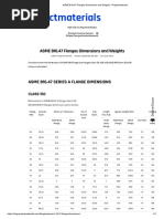 ASME B16.1 Flange Specifications | PDF | Building Engineering | Materials
