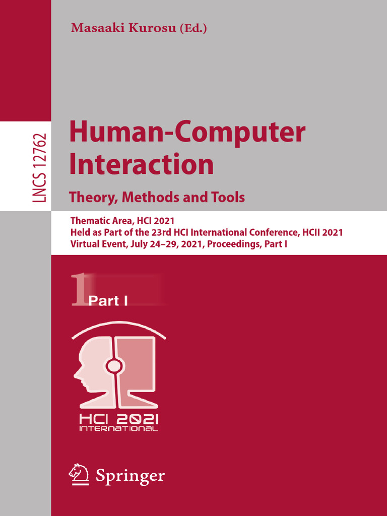 Human-Computer Interaction: Theory, Methods and Tools | PDF | Human ...