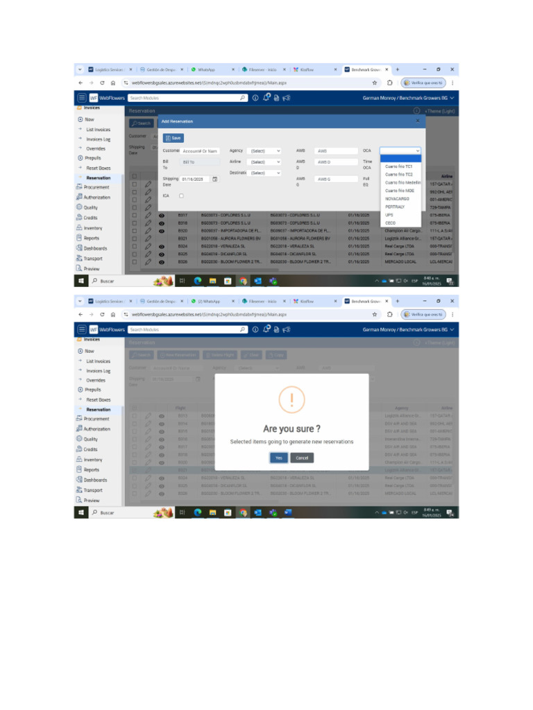 Solicitudes WF | PDF