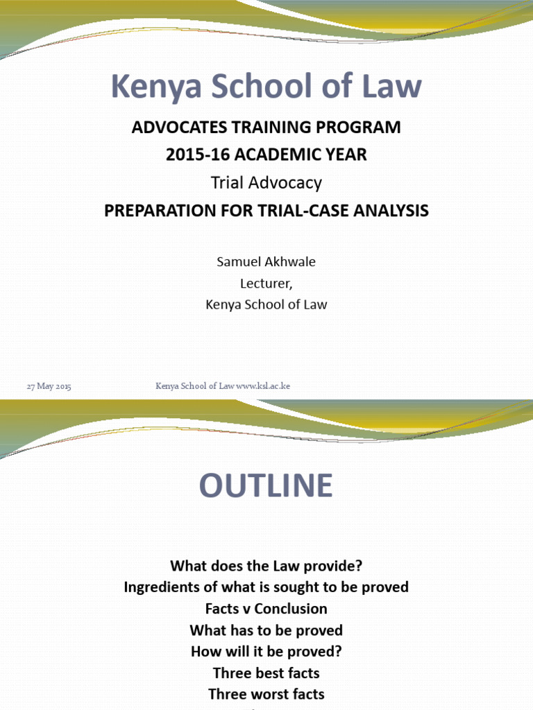 ATP Trial Adv Case Analysis | PDF | Murder | Justice