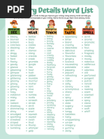 75 Descriptive Words for Smells | PDF | Odor | Perfume