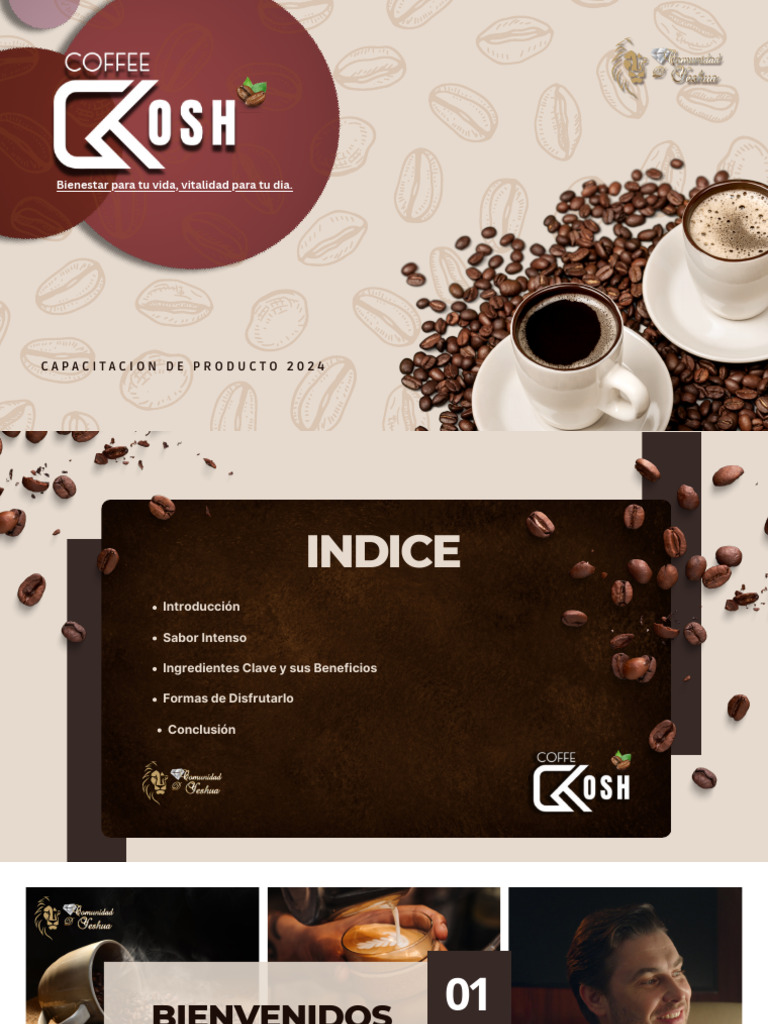 Presentacion Coffee Kosh | PDF | Antioxidante | café