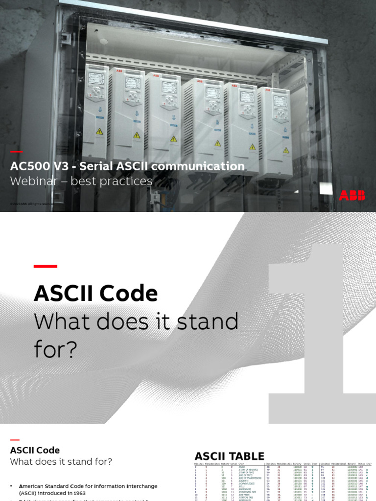 AC500 V3 Serial+ASCII+communication | PDF | Ascii | Information And Communications Technology