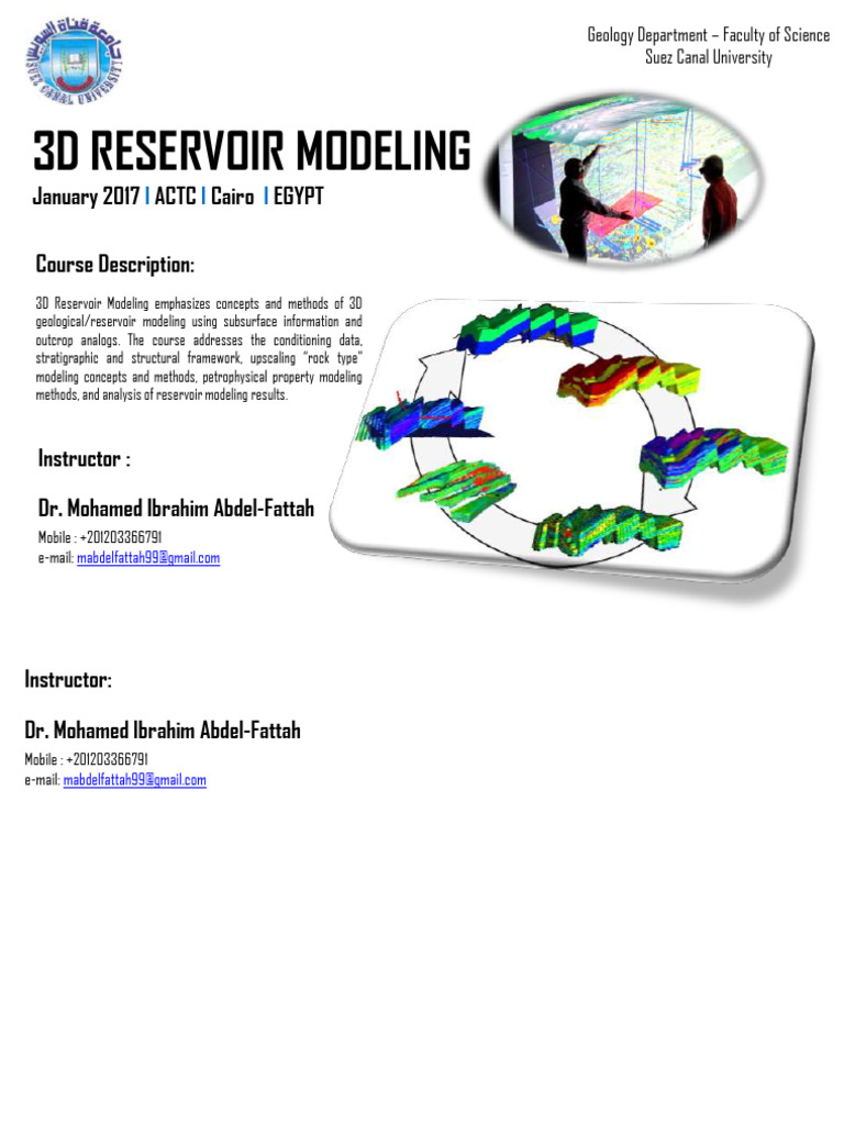3D Reservoir Modeling Course | PDF | Applied Mathematics | Petroleum ...