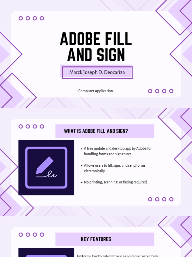 Adobe Fill & Sign: E-Signature App Guide | PDF