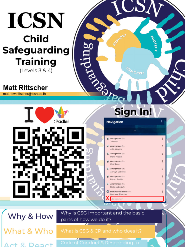 24 - 25 Child Safeguarding Training (3 - 4) - English | PDF | Self Harm ...