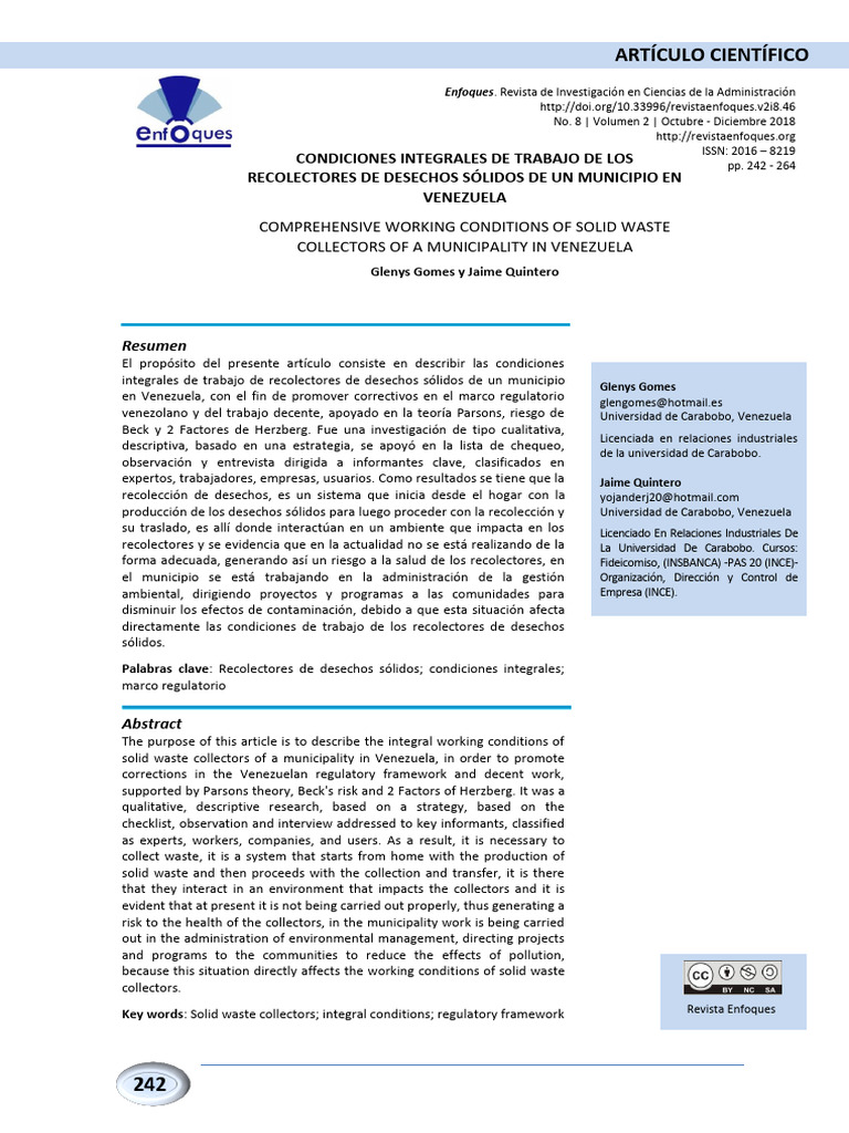 Articulo_2 | PDF | Residuos | Derecho laboral