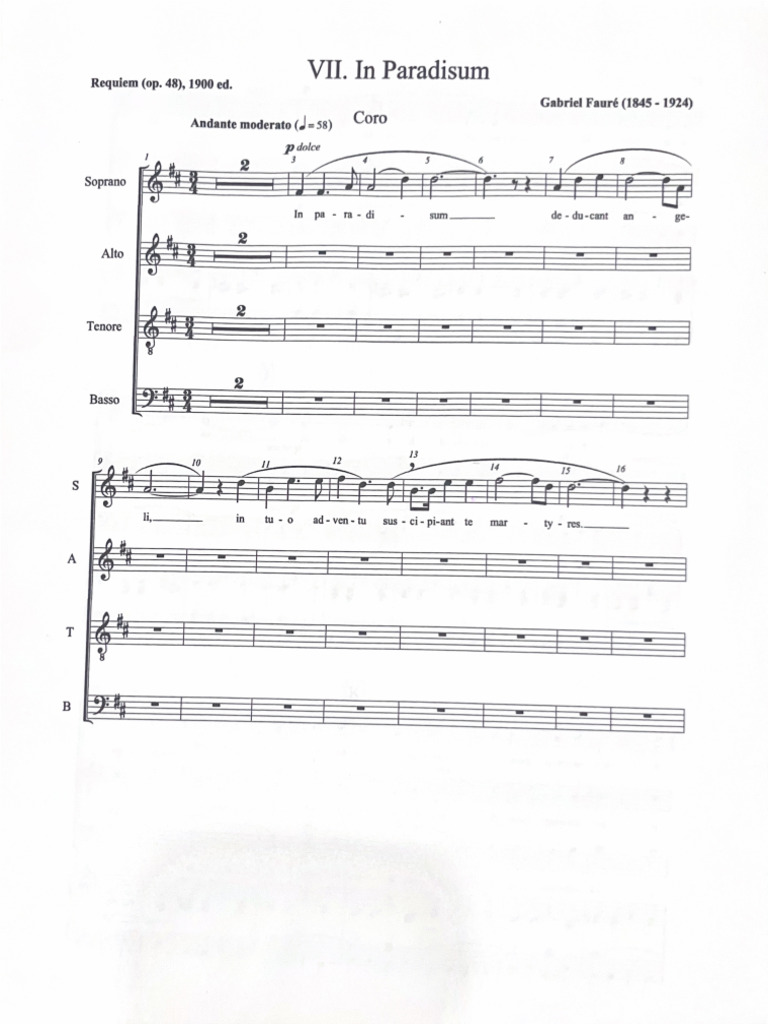In Paradisum | PDF