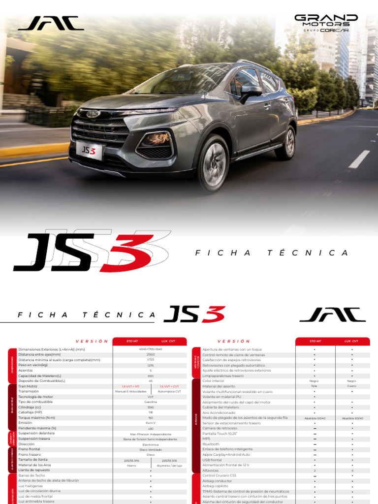 JS3-F.T Costa Rica | PDF | Vehículos terrestres | Vehículo de motor