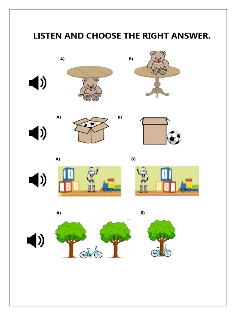 Prepositions of Place WITH TOYS WORKSHEET | PDF