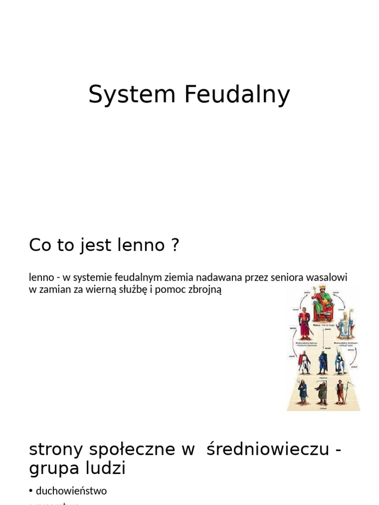 System Feudalny | PDF