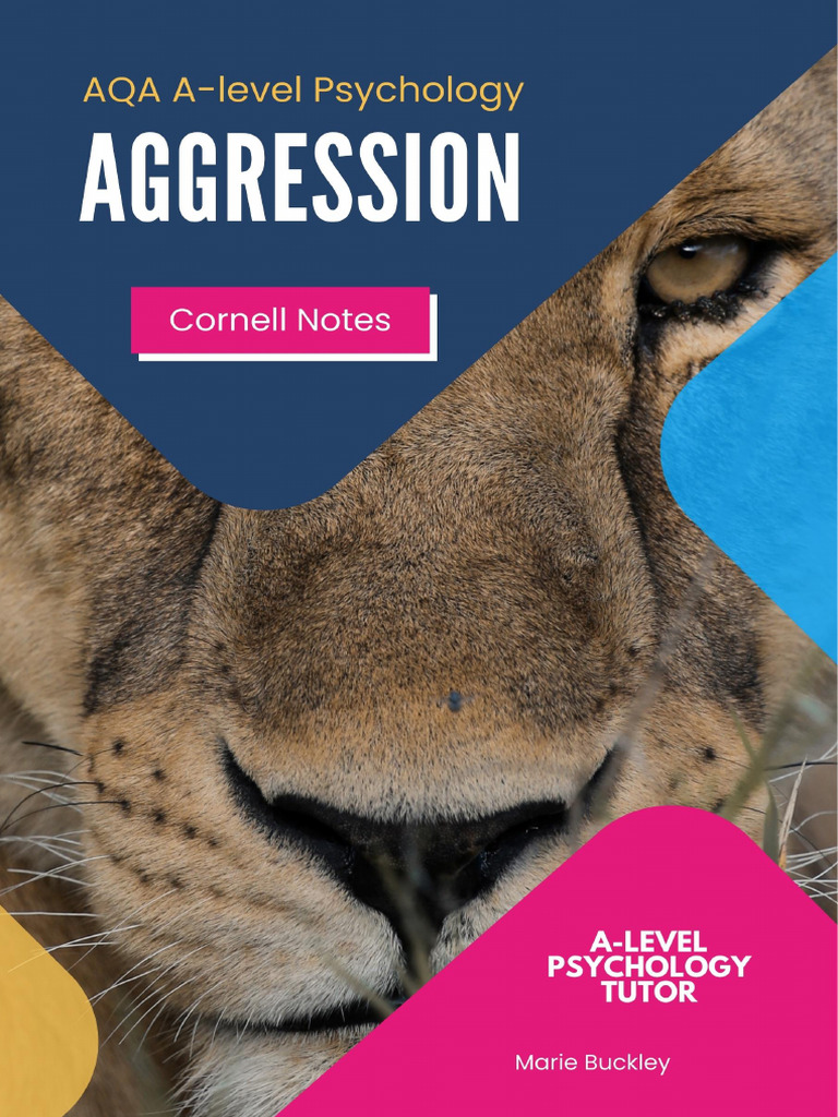 Aggression Cornell Notes | PDF | Aggression | Psychology