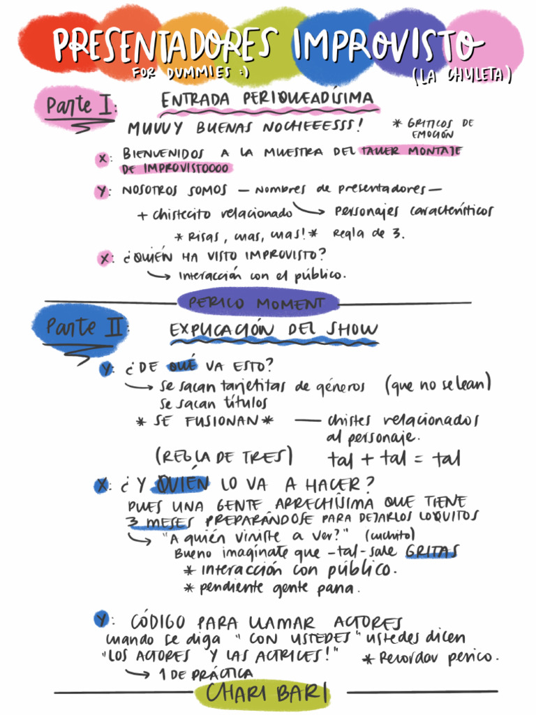 Presentador Improvisto | PDF